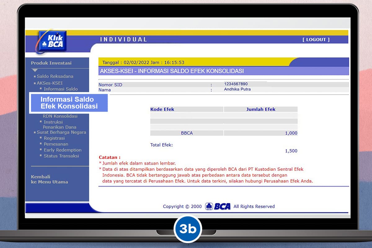 BCA - Monitoring RDN dan Informasi Saldo Efek Makin Mudah Lewat e-Banking BCA